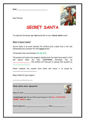 Christmas - Secret Santa! | Teaching Resources