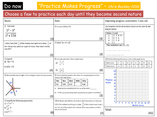 GCSE Foundation 1-9 Percentages & Interest Revision | Teaching Resources