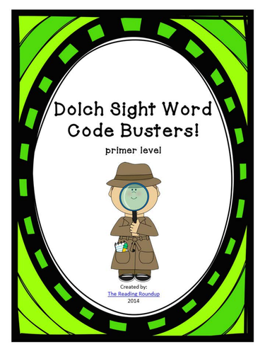Sight Words Literacy Center (Primer Code Busters) | Teaching Resources