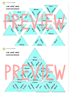 Measurement Conversion Tarsia Puzzles: MM, CM, and Meters | Teaching ...