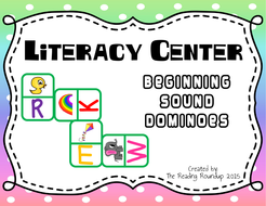 Beginning Sounds Dominoes (Literacy Center) | Teaching Resources