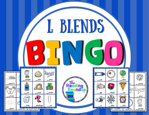 Blends Bingo Game (L Blends) | Teaching Resources