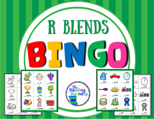 Blends Bingo Game (R Blends) | Teaching Resources