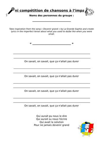 Devenir grand - La Grande Sophie - activités pour travailler l ...