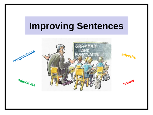 Upgrade Sentences - Enhance Writing | Teaching Resources