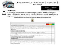 OMO Print Advert GCSE Media Studies Advertising Marketing Close Study ...