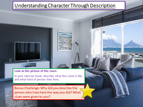 Understanding Character Through Description | Teaching Resources