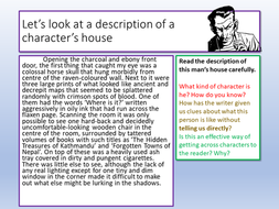 Understanding Character Through Description | Teaching Resources
