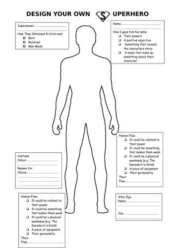 Design A Superhero Lesson | Teaching Resources Design A Superhero Lesson | Teaching Resources