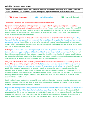 AQA GCSE PE (1-9) Long or Extended Answer Questions Pack | Teaching ...