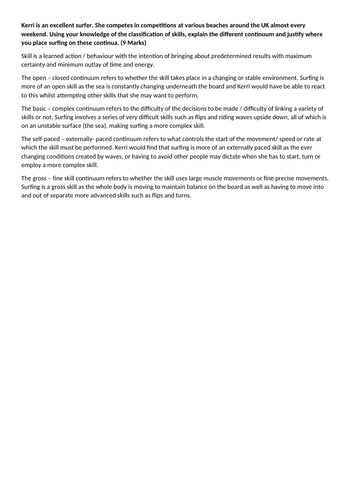 AQA GCSE PE (1-9) Long or Extended Answer Questions Pack | Teaching ...