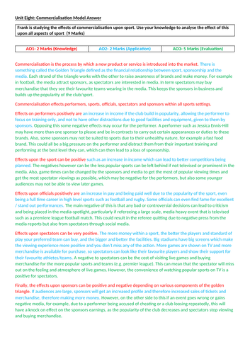 AQA GCSE PE (1-9) Long or Extended Answer Questions Pack | Teaching ...