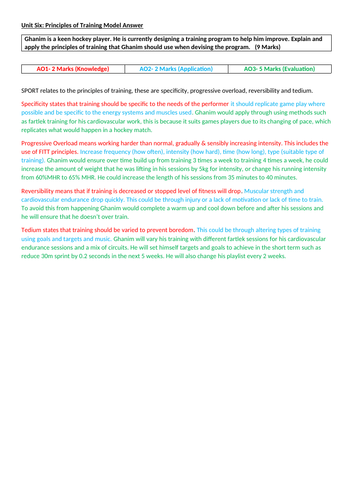 AQA GCSE PE (1-9) Long or Extended Answer Questions Pack | Teaching ...