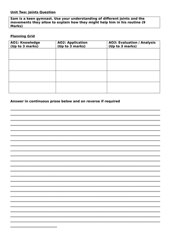 AQA GCSE PE (1-9) Long or Extended Answer Questions Pack | Teaching ...