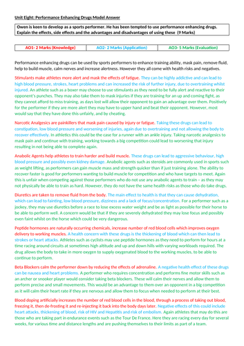 AQA GCSE PE (1-9) Long or Extended Answer Questions Pack | Teaching ...