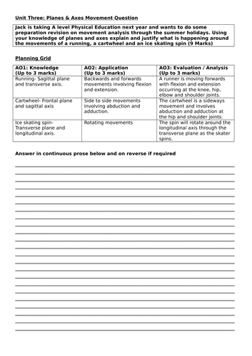 AQA GCSE PE (1-9) Long or Extended Answer Questions Pack | Teaching ...