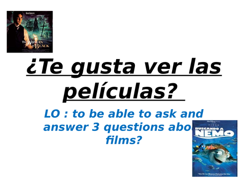Mis peliculas. Hobbies presentation | Teaching Resources
