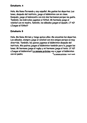 KS3 Spanish - FULL TOPIC - Sports and Free time - includes writing ...