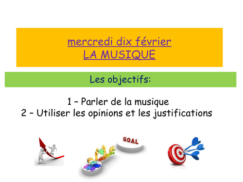 KS3 French - la musique - 2 full lessons | Teaching Resources