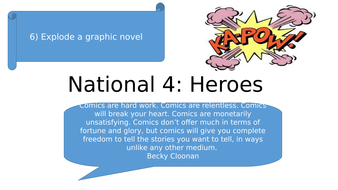 Analysis of Graphic Novel Lesson | Teaching Resources
