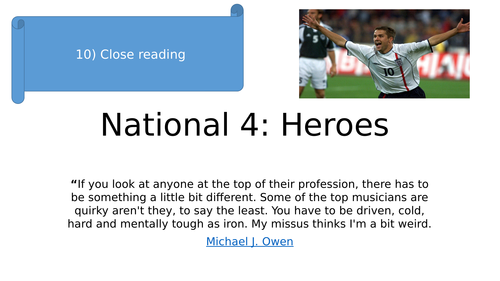 Heroes Close Reading | Teaching Resources