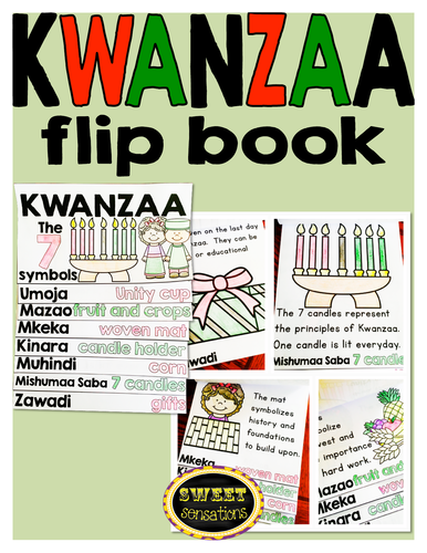 Kwanzaa Celebration craft and flip book | Teaching Resources