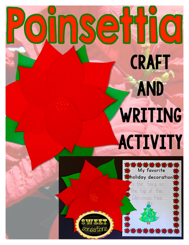 Christmas in Mexico Poinsettia craft and activities | Teaching Resources