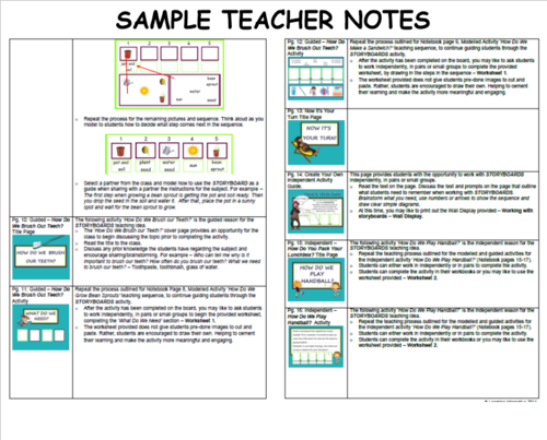 Visual Literacy - Working with Sequence Diagrams - Year 1+2 | Teaching ...