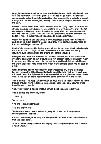 QUESTION 5 NARRATIVE WRITING (COVER/REVISION/ ONE OFF LESSON ...