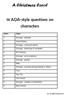 A Christmas Carol Exam Questions | Teaching Resources