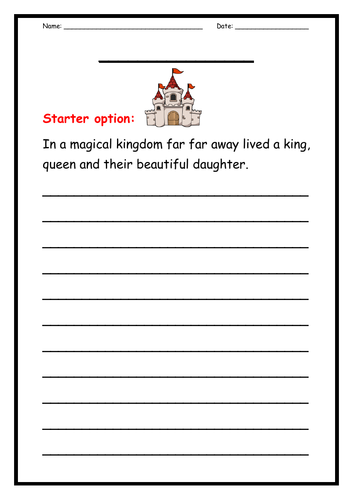 BIG WRITE - Fairytale - Planning Sheet + Writing Template | Teaching ...