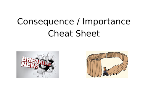 Edexcel History - Paper 2 - Exam Planning Cheat Sheets | Teaching Resources