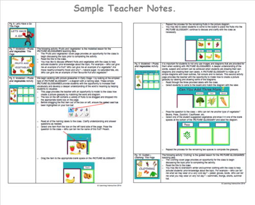 Visual Literacy - Working with Picture Glossaries - Foundation ...
