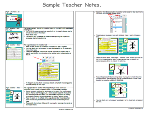 Visual Literacy - Labelled Diagrams - Year 3 + 4 | Teaching Resources