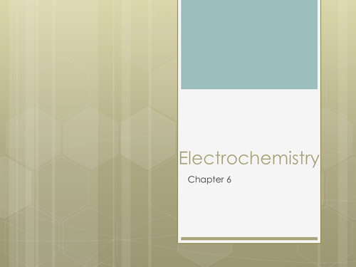 Electrolysis and Simple Cell Classroom Lesson Slides (44 Slides ...