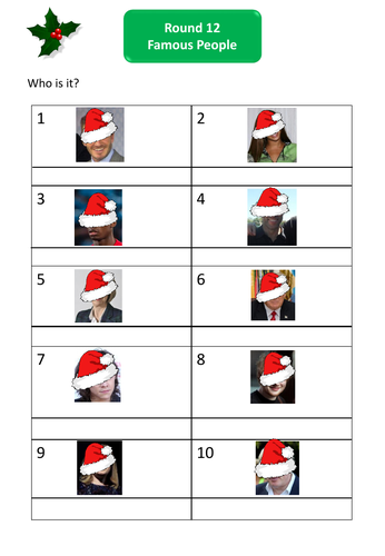 Christmas Quiz - Pub Style | Teaching Resources