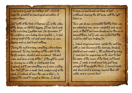 Howard Carter Diary Comprehension | Teaching Resources