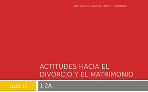 los valores tradicionales y modernos | Teaching Resources