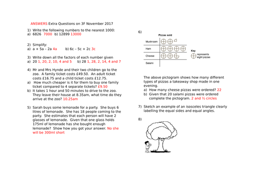 3F Extra Question to Match November 2017 Edexcel GCSE (Answers now ...