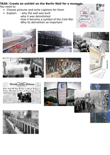 KS3 KS4 History lesson: Berlin Wall. | Teaching Resources