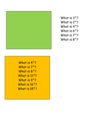 Recognise and use square numbers and cube numbers year 5 | Teaching ...