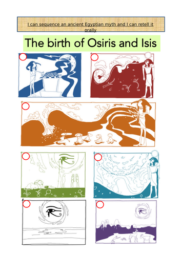 Ancient Egypt Myth Comprehension The Birth of Osiris and Isis ...
