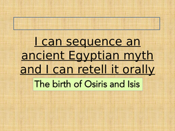 Ancient Egypt Myth Comprehension The Birth of Osiris and Isis ...