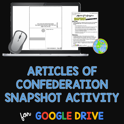 Articles of Confederation Snapshot Activity | Teaching Resources