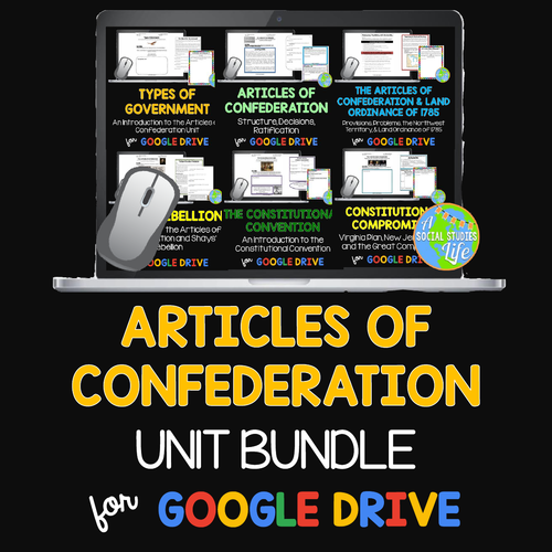 Articles of Confederation UNIT BUNDLE | Teaching Resources
