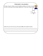 20 open-ended Math challenge questions suitable for KS2 | Teaching ...