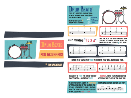 DRUM KIT | Beats For Beginners | Teaching Resources