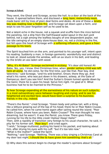 STAVE 2 - A Christmas Carol - lessons and resources | Teaching Resources