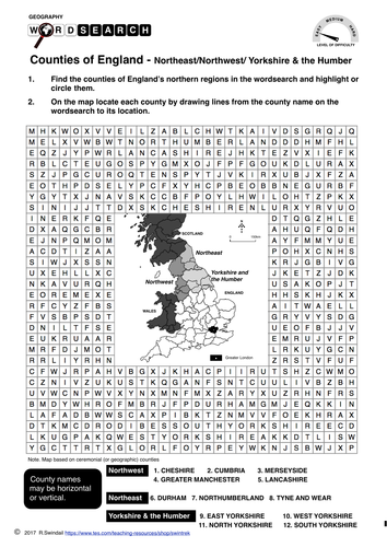 Counties of England Bundle | Teaching Resources