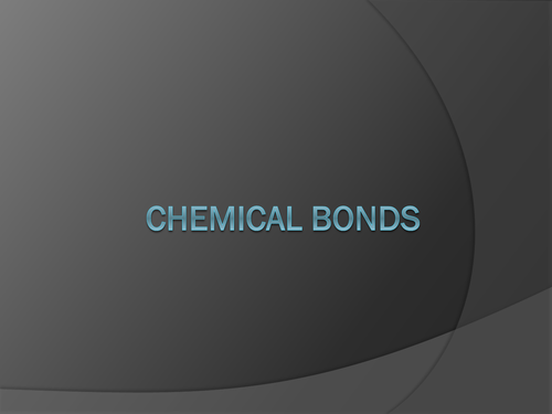 Chemical Bonds Classroom Bundle (27 Slides + 5 Worksheets) | Teaching ...